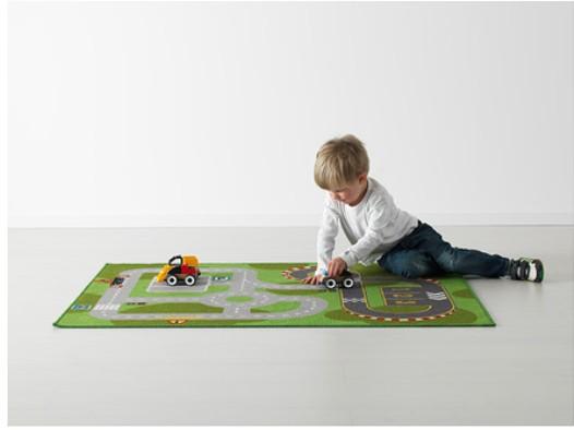IKEA Rug Play Mat Kid's Children's Road Floor Kid Child Boy Playmat ...