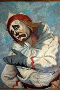 Crying Clown Painting