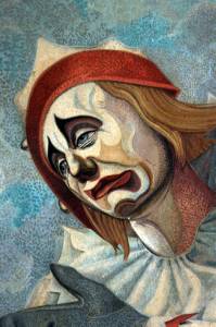 Crying Clown Painting