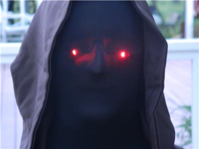 Halloween Prop, Cosplay, costume, Led GLOW Eyes Glasses for Masks, RED ...