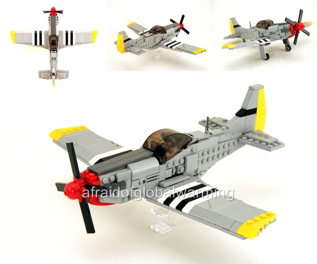 Old Photo. Lego Airplane - P-51 Mustang