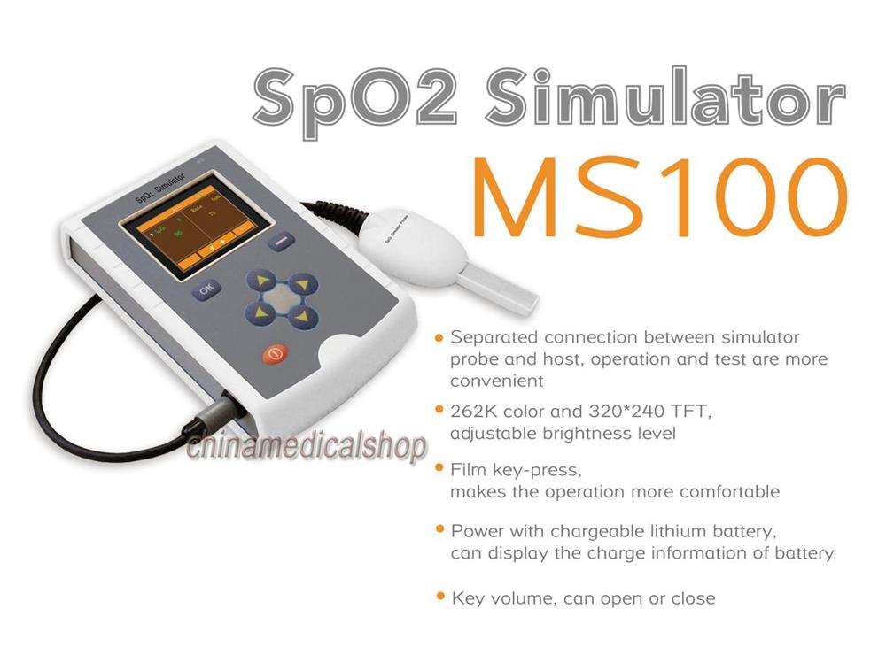 Portable Spo2 Simulator Oxymeter Pulse Rate Blood Oxygen Patient ...