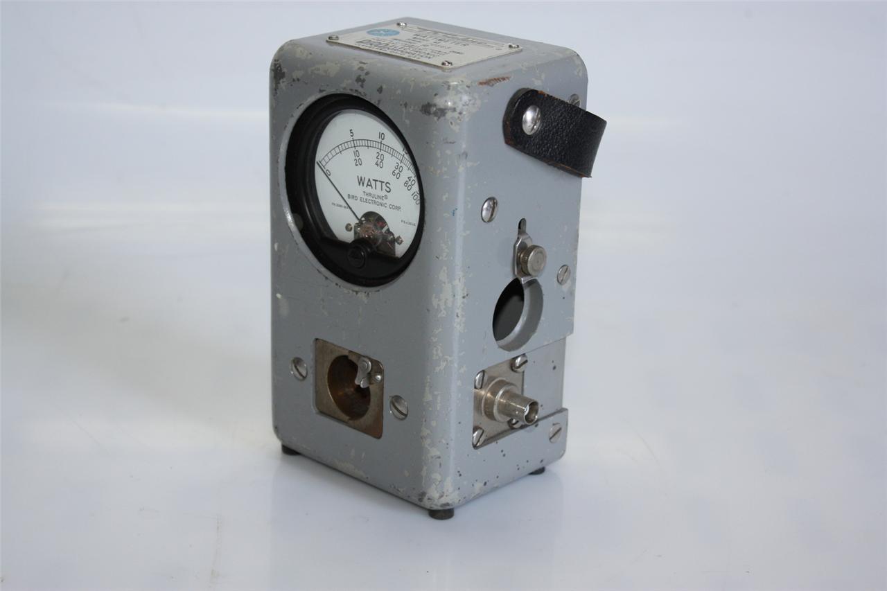 BIRD THRULINE RF WATTMETER MODEL 43 | eBay