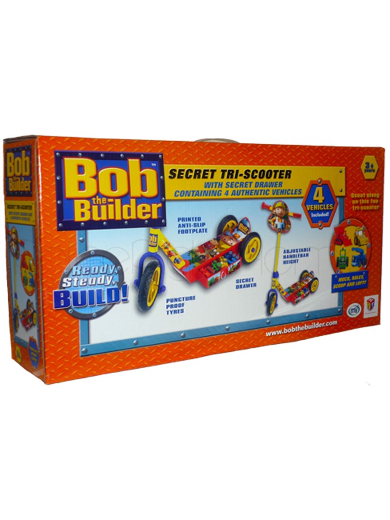 Bob the Builder 'Secret' Tri-Scooter Bike (FREE P+P)