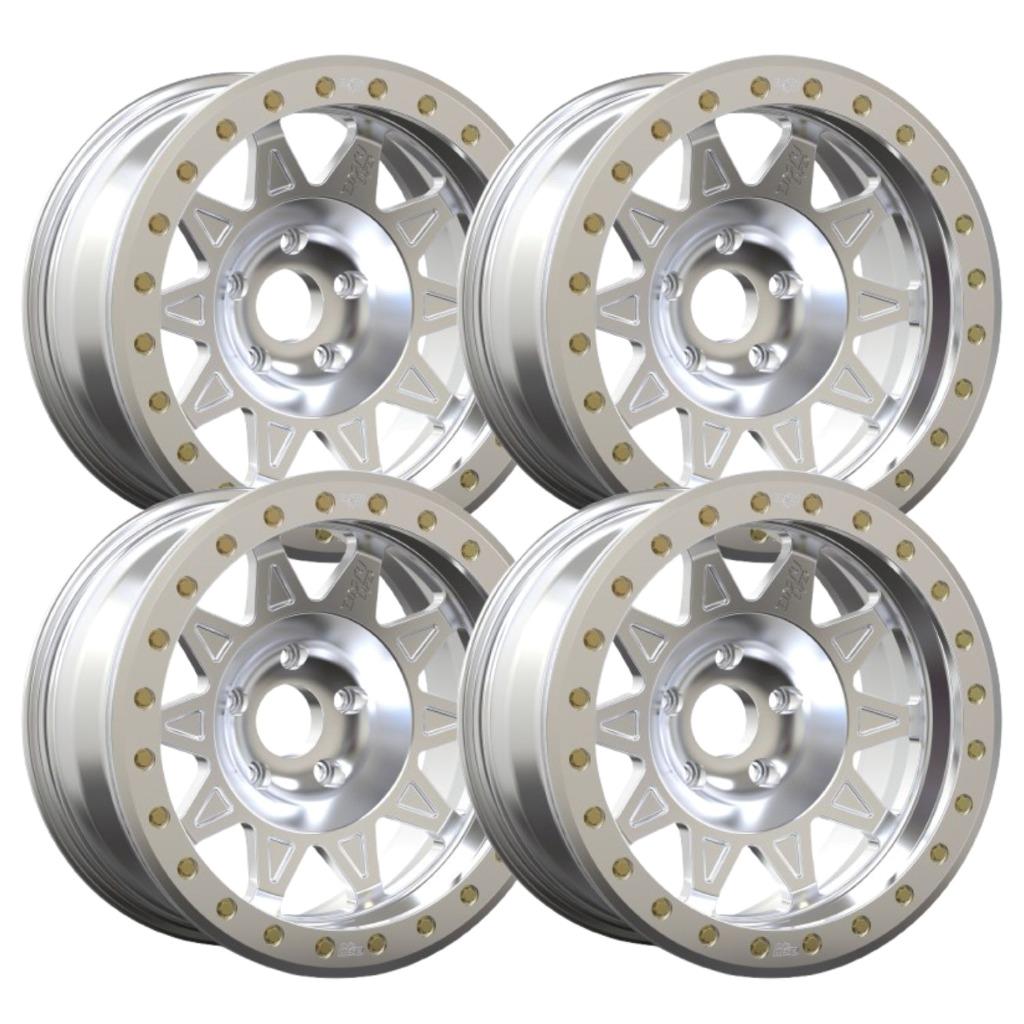 (Set-4) Dirty Life Roadkill 14x7 4x156 13mm Machined Wheels Rims 14 ...