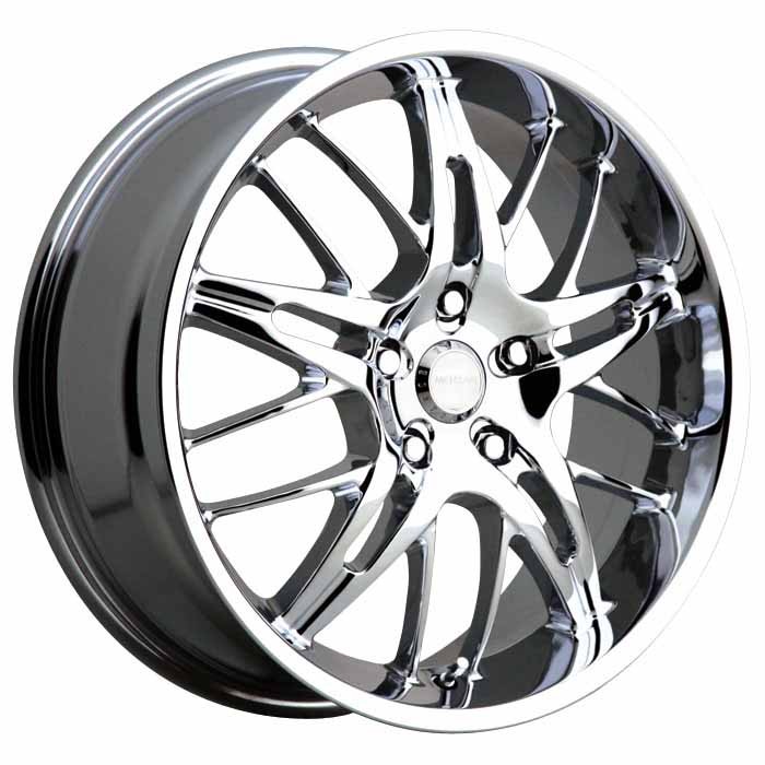 18 inch Menzari domine chrome wheels rims 5x115 +35 | eBay