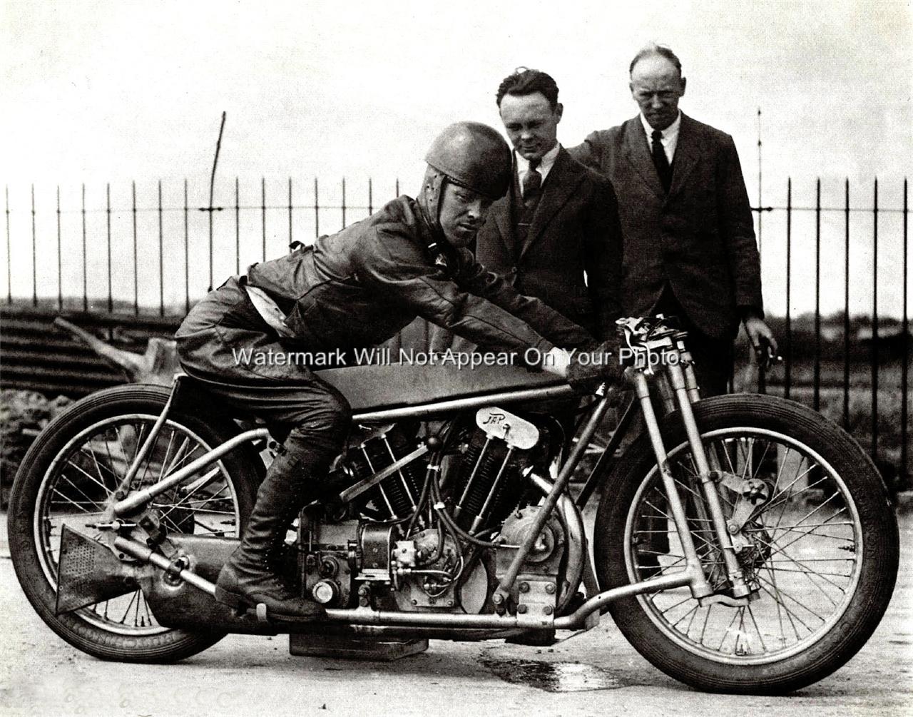 Rare J.A.P. Motorcycle British United Kingdom V-Twin Overhead Valve ...