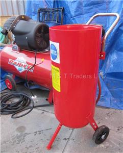 Set up for RA10 Sand Blast Pot Compressor Airline & Media
