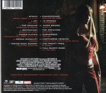 ELEKTRA THE ALBUM SOUNDTRACK CD 2005 | eBay