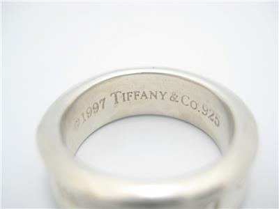 Tiffany & Co. Sterling 1837 Collection Wide Band Ring Size 6 Tiffany & Co. Sterling 1837 Collection Wide Band Ring Size 6