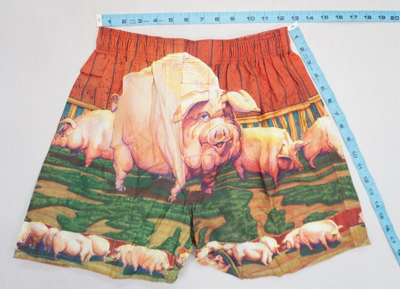 RARE VINTAGE 90'S RIVER SHARPE ADVENTURES USA MEN M BOXER SHORTS MONKEY ...
