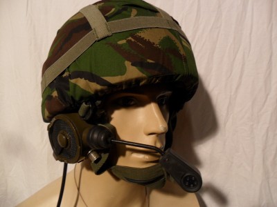 British Army Radio Headset & Microphone Military AFV FFR Racal NATO MOD ...