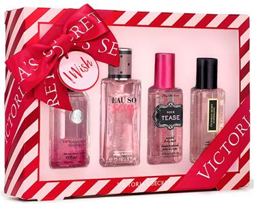 VICTORIAS SECRET HOLIDAY CHRISTMAS BOMBSHELL TEASE FRAGRANCE MIST GIFT ...