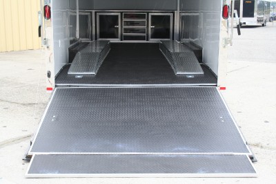 8.5X24 ENCLOSED CARGO ENCLOSED CAR AUTO HAULER RACE TRAILER RACER ...