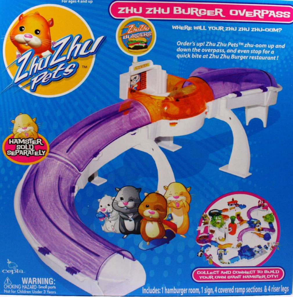 Zhu Zhu Pet Guinea Pig Hamster Restaurant BURGER OVERPASS | eBay