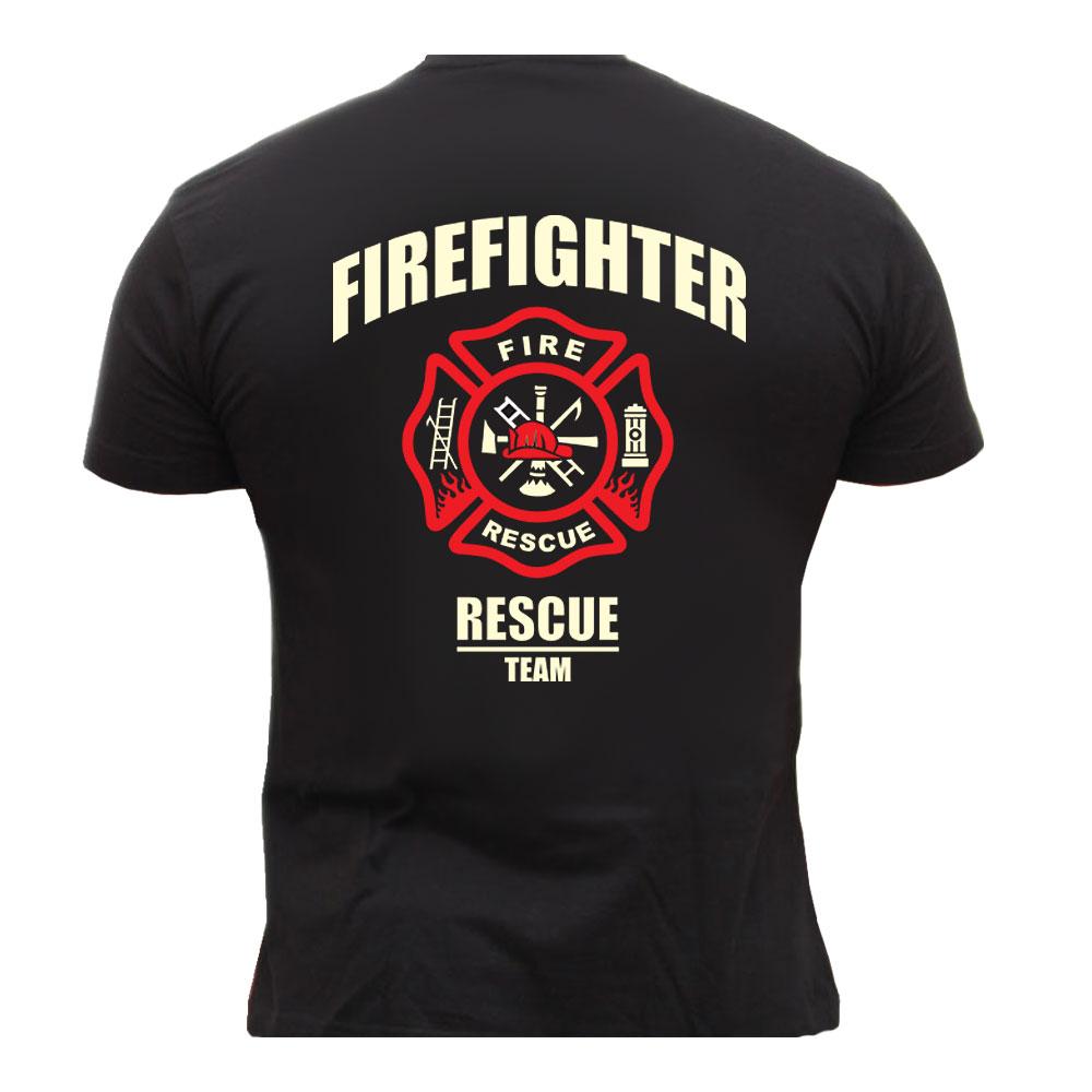 FIREFIGHTER TSHIRT FIRE-BRIGADE TSHIRTS | eBay