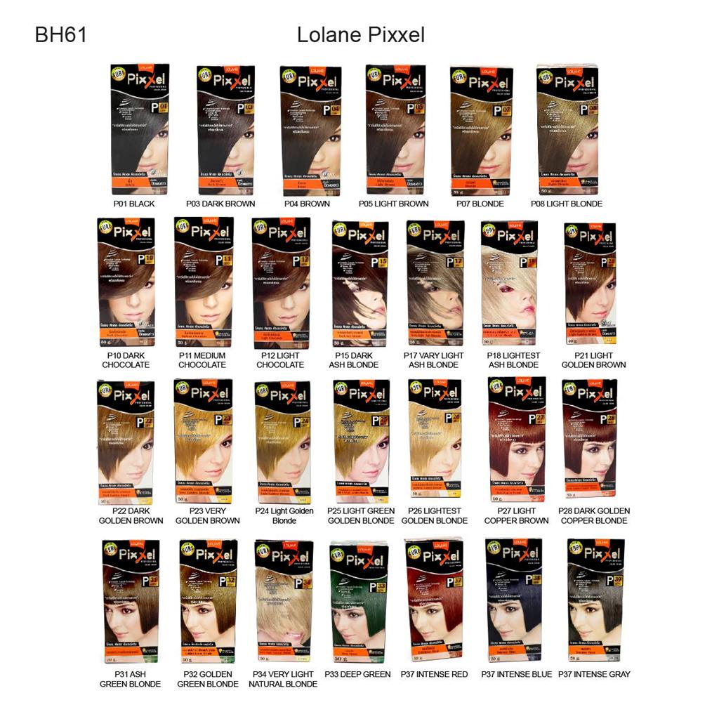 Lolane Pixxel Hair Permanent Dye Color Cream various colors Special ...