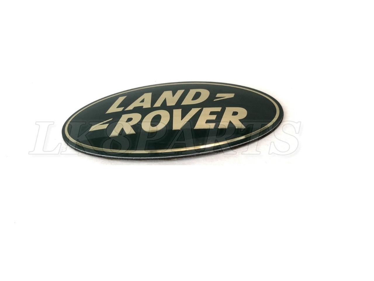 Land Rover Discovery 1 New Grille Badge Green On Gold Genuine DAG100330 ...