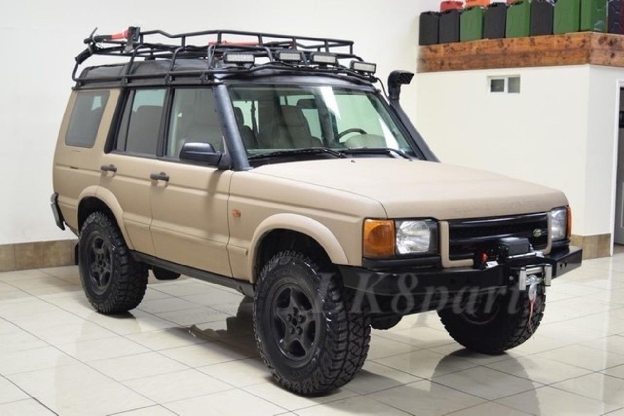 Land Rover Discovery 2 Heavy Duty Front Steel Bumper with Winch Mount ...
