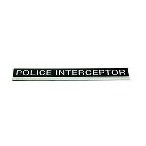 POLICE INTERCEPTOR BADGE EMBLEM BLACK CHROME SUITS FORD EXPLORER ...