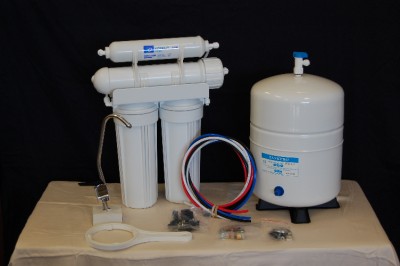 4 Stage RO - 50 GPD Complete Reverse Osmosis Water Filtration System ...