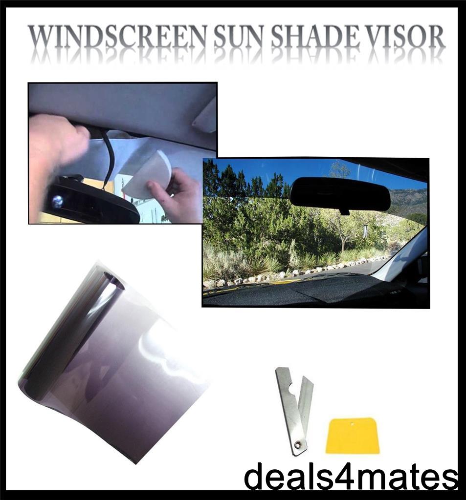 windshield visor tint
