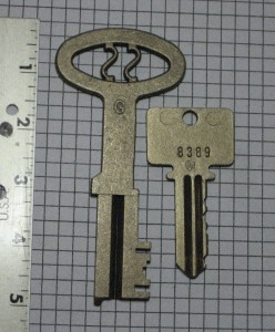 2 Antique Vintage Southern Steel Prison Jail Cell Keys | eBay