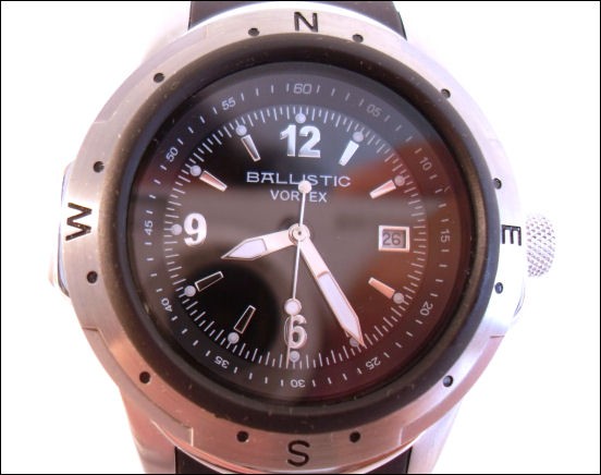 Mens Rubber Ballistic Vortex 100m Divers Watch BWv404 virtually ...