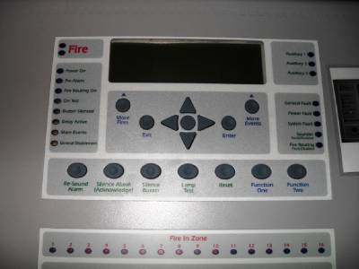 Kentec Syncro Man 1055 48 Zone 2 or 4 Loop Analogue Add Fire Alarm ...