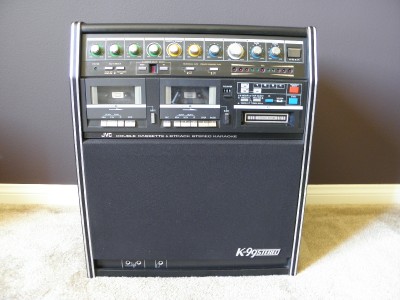 Rare JVC K-99 STEREO Double Cassette & 8-track Karaoke