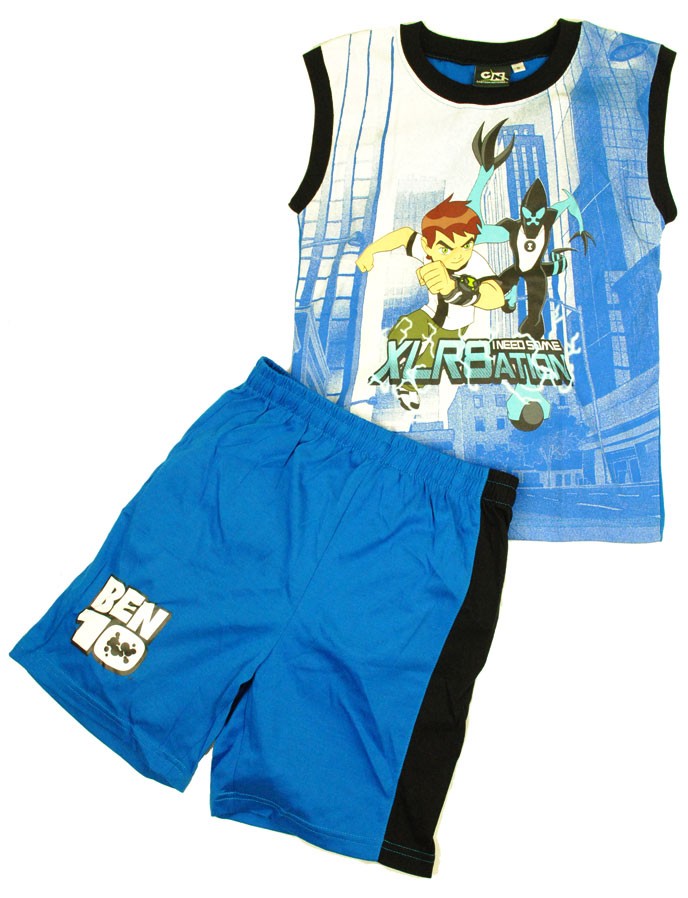 NWT BEN 10 LICENSED ULTIMATE ALIEN BOYS TSHIRT TOP SHORTS SET SIZE 4,6 ...
