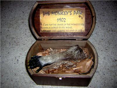 REAL MONKEYS PAW, TALISMAN ,TAXIDERMY,NOT SIDESHOW GAFF | eBay