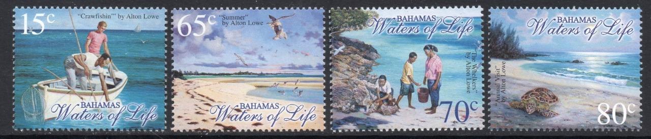 BAHAMAS MNH 2003 SG1332-5 Dipinti acque della vita