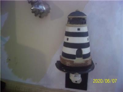 lighthouse working at night