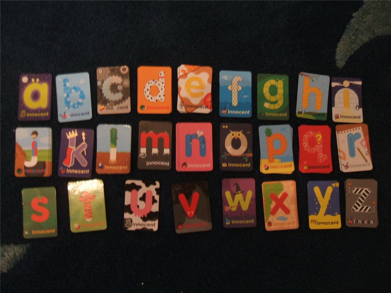 Innocent Smoothie Alphabet Fridge Magnets-A to Z-99p to £1.40 | eBay