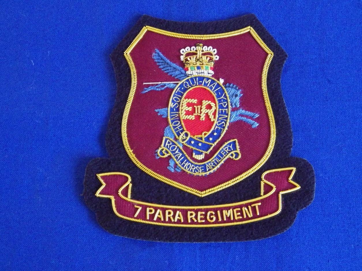 ROYAL HORSE ARTILLERY ( RHA ) BLAZER BADGE ( ALSO 7 PARA RHA & KING'S ...