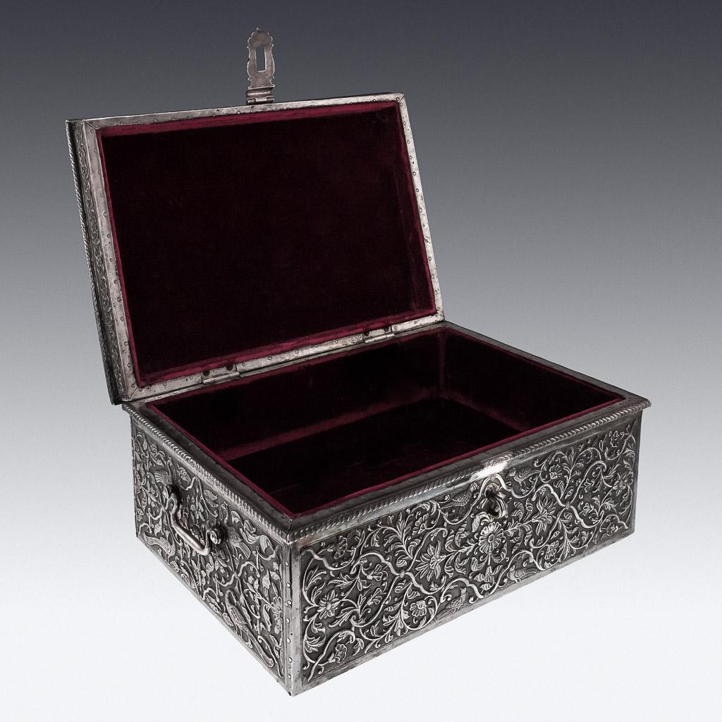 Silver Treasure Chest Box For Sale at Patrice Hassinger blog