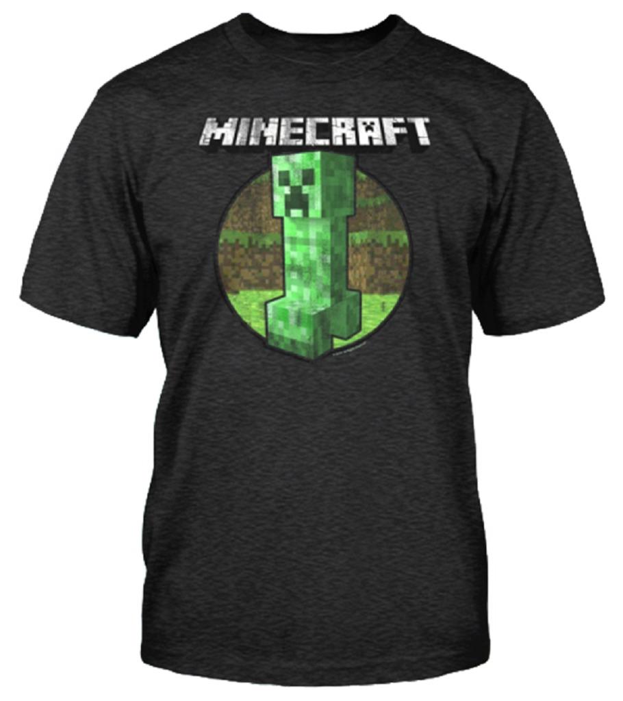 Garçon Officiel Minecraft Court/Manches Longues Court T-Shirt Haut ...