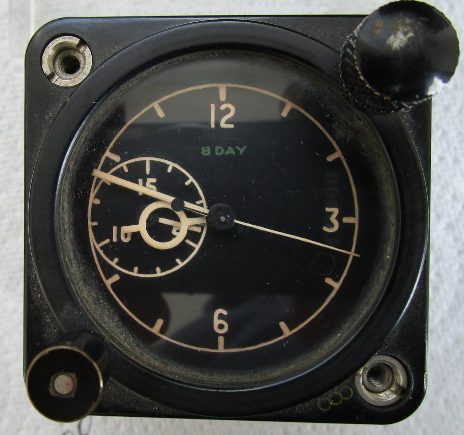 SMITHS RAF ELAPSED Time Clock MK5 Aircraft 8 Day Cockpit Clock Works ...