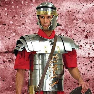 ROMAN Soldier Legionaire LORICA SEGMENTATA Steel Cuirass Breast Plate ...