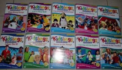 10 volume KIDSONGS 100% ORIGINAL OFFICIAL DVD 103 SONGS | eBay