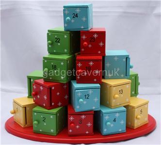 Wooden Advent Calendar Box