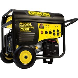 Champion 7,000 Rated Watts/9000 Starting Watts Portable Generator ...