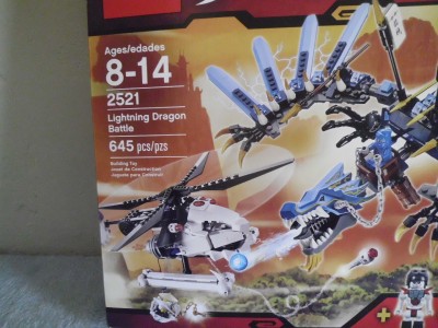 Lego 2521 NINJAGO LIGHTNING DRAGON BATTLE Factory SEALED Box Free ...
