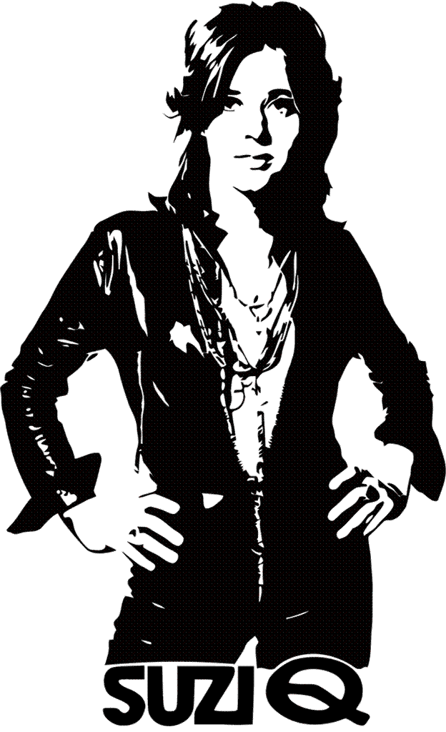 Suzi Q (Quatro) vinyl wall art decal sticker Glam Rock | eBay