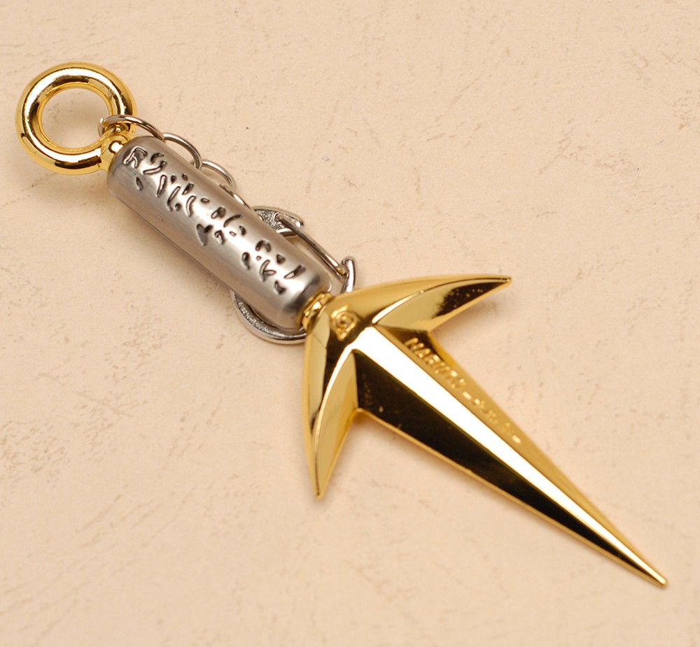 Naruto 4th Hokage 1:2 Scale Namikaze Minato Special Ninja Kunai GLD ...