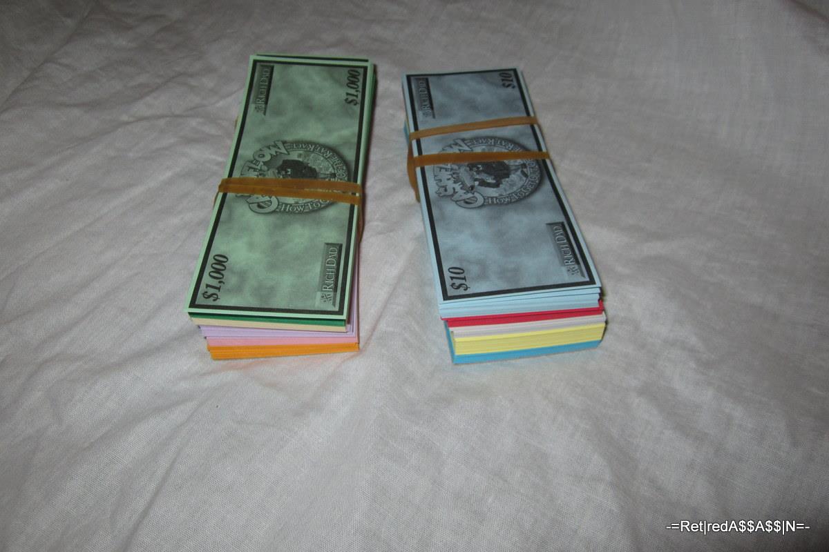 Cashflow 101 Game Replacement Parts Cards Money Tokens Pieces Robert ...