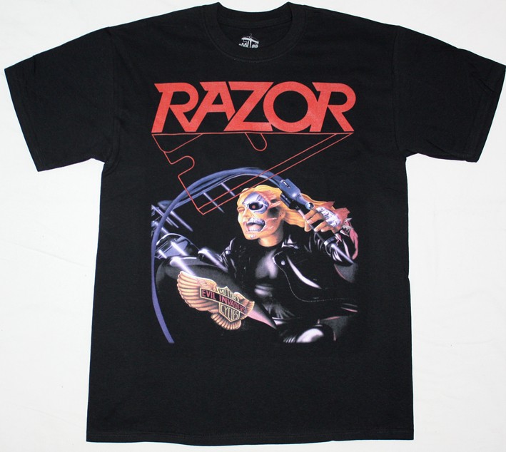 Razor Evil Invaders'85 Thrash Speed Metal Band Sacrifice Raven New ...