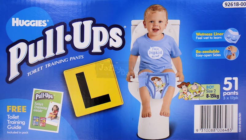 51 Huggies Boy PULL UPS Size 2 8-15Kg Toilet Training Pants Nappies ...