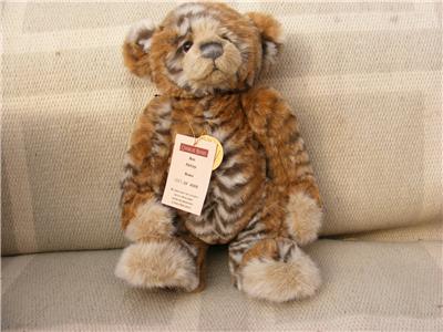 Limited Edition Charlie Bears Tiger Teddy Bear ABHAY 15 in or 38 cm